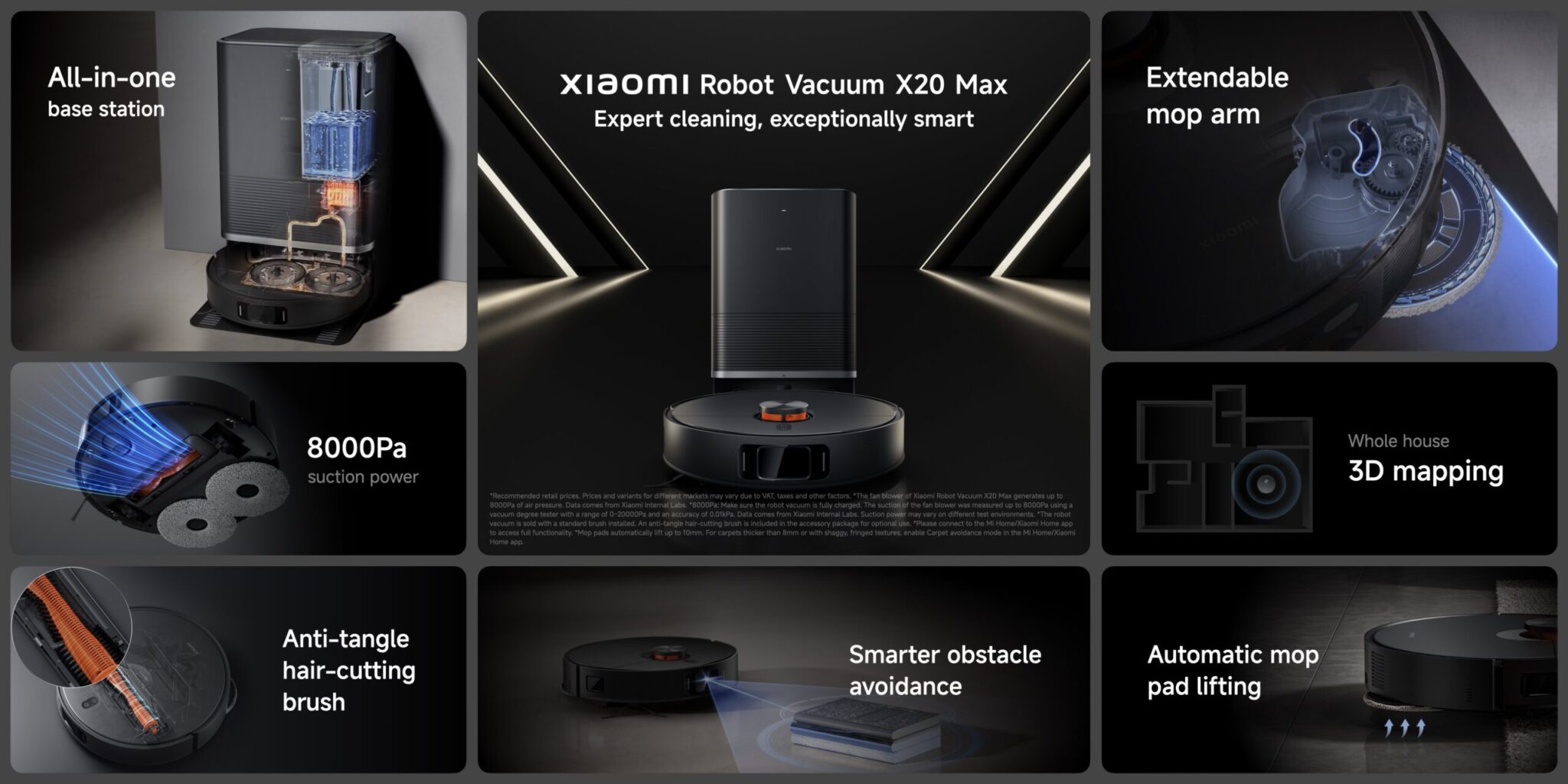 Xiaomi Robot Vacuum X20 Max: prémium, megfizethető és még hajat is vág ...